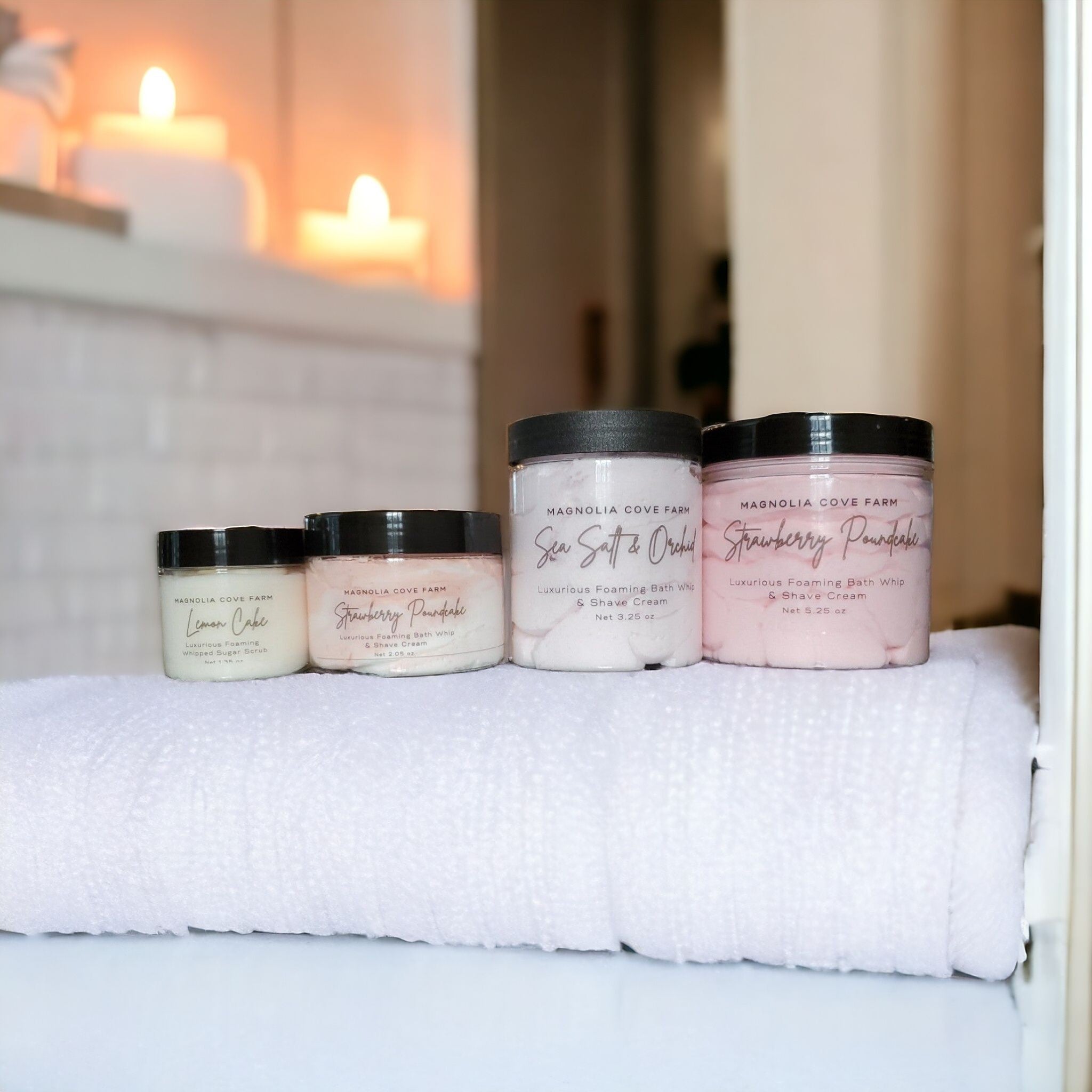 Luxurious Whipped Bath Butters & Sugar Scrubs with velvety soft lather ...